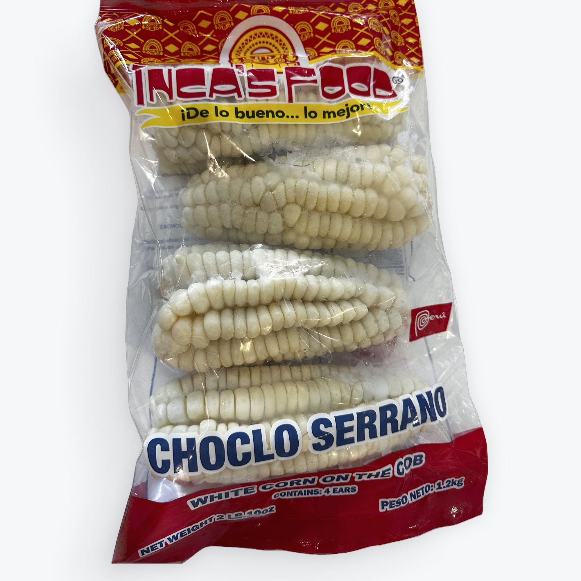 Frozen White Corn- Choclo Serrano INCAS'S FOOD 4 Ears. | Mistura Latin ...