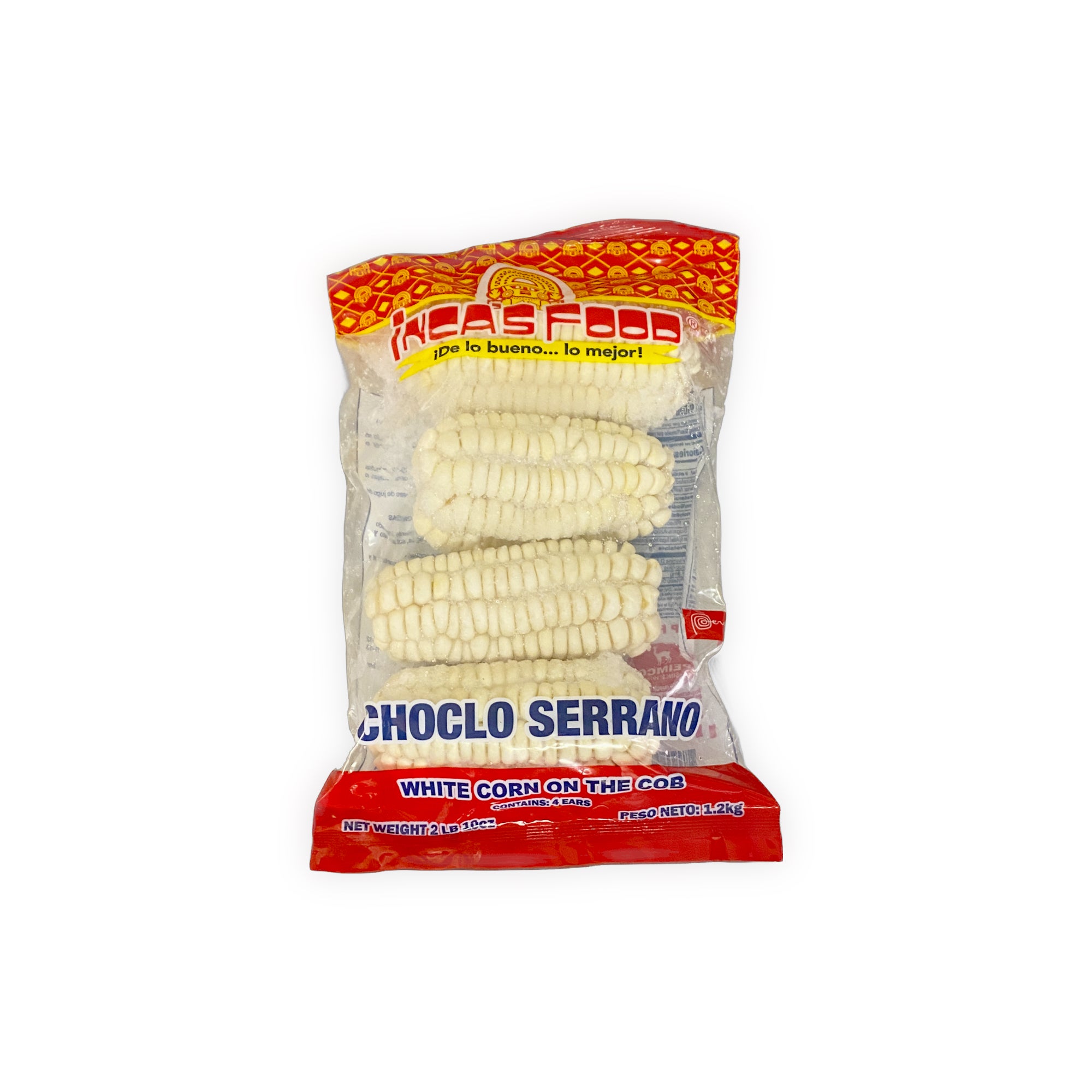Frozen White Corn- Choclo Serrano INCAS'S FOOD 4 Ears. | Mistura Latin ...