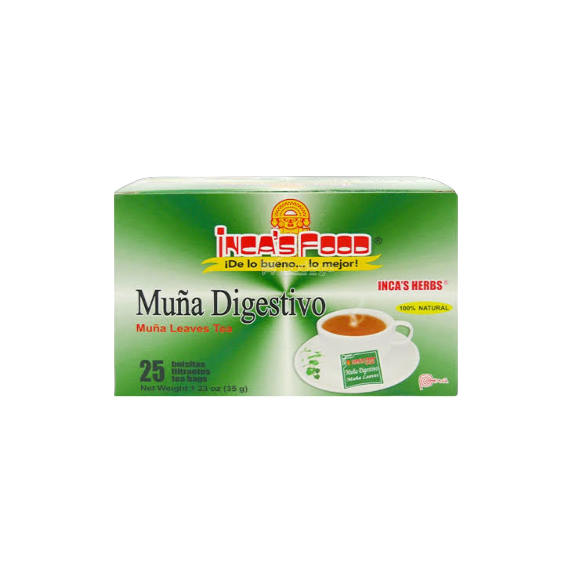 Digestive Muña Tea INCA'S FOOD 35g. | Mistura Latin Quarter