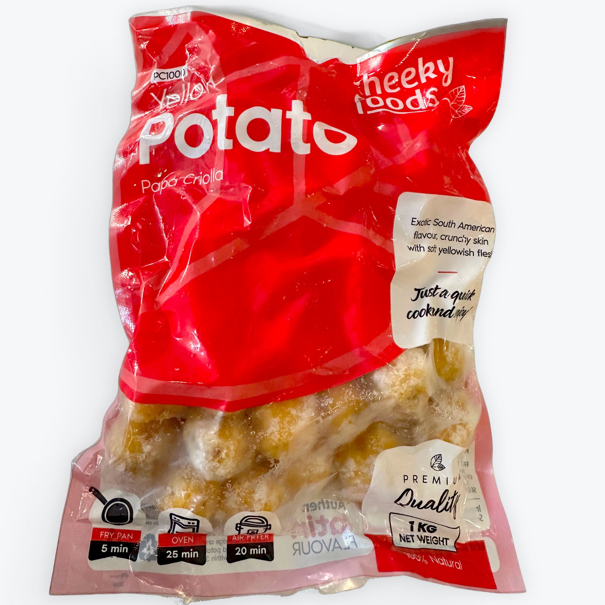 Frozen Yellow Potato CHEEKY FOODS 1kg. | Mistura Latin Quarter